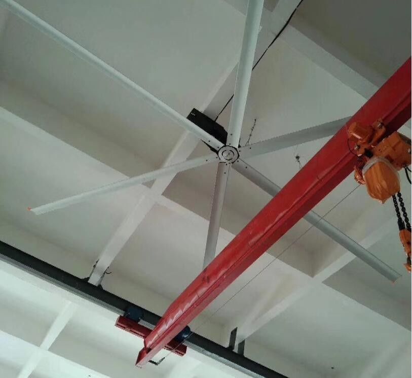industrial low speed Pole Mounted HVLS Fan