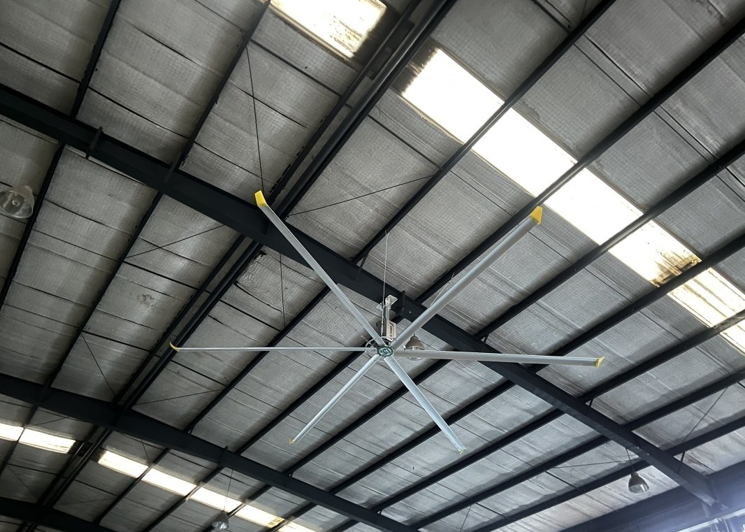 Aluminum Blade Industrial Hvls Ceiling Fan For Warehouse Farm Exhaust ...