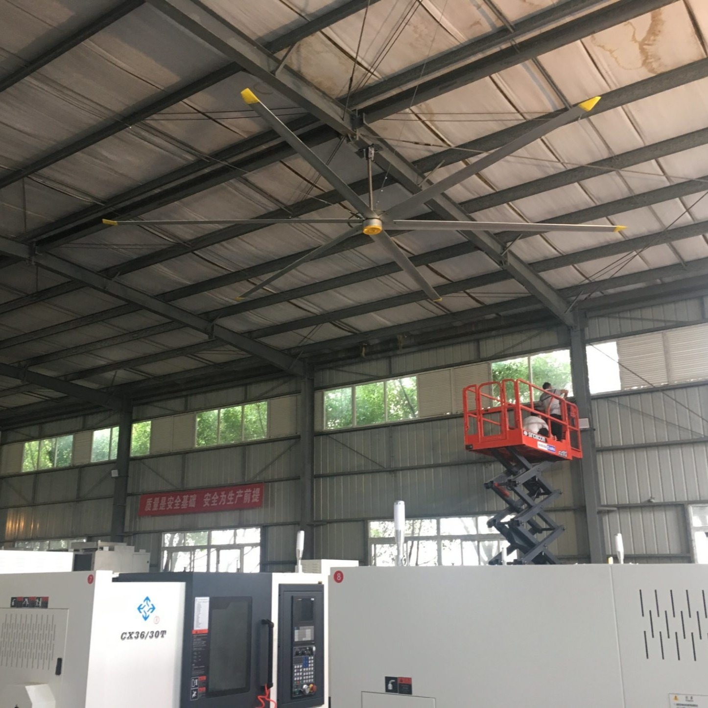 DC Brushless Pmsm Axial Exhaust Ventilation Cooling Industrial Ceiling ...