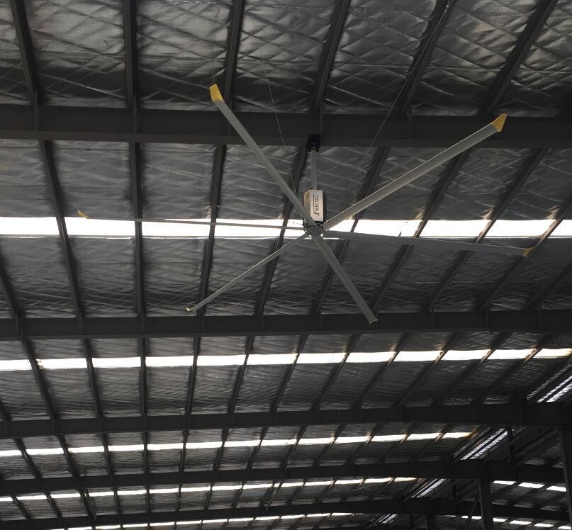 Pmsm high volume Pole Mounted HVLS Fan