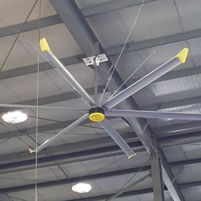 24 Feet Hvls Pmsm Motor Air Cooler Industrial warehouse and workshop Ceiling Fans