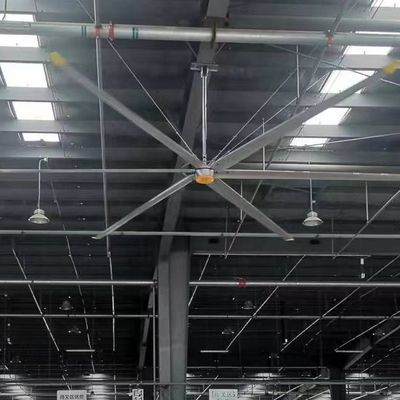 1.5kw PMSM Motor Industrial Ceiling Fan for Warehouse Ventilation and ...