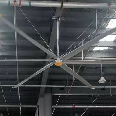 1.5kw PMSM Motor Industrial Ceiling Fan for Warehouse Ventilation and ...