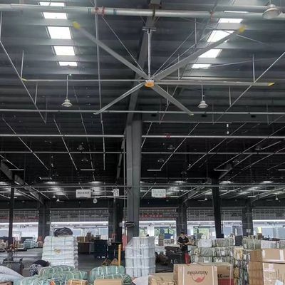 1.5kw PMSM Motor Industrial Ceiling Fan for Warehouse Ventilation and ...