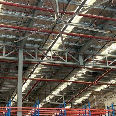 24FT 1.5KW Power Giant Gearbox Industrial HVLS Ceiling Fan for ...